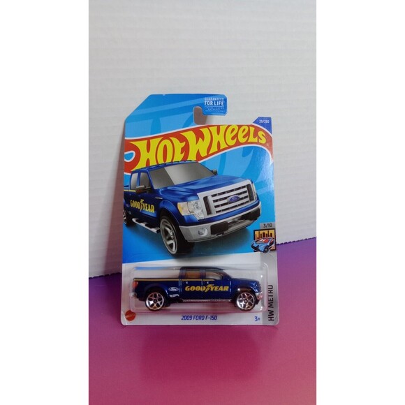 Hot Wheels | Toys | Hot Wheels 209 Ford F50 Blue Pickup Truck Goodyear ...